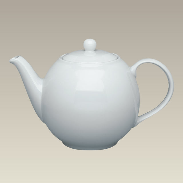 Round Teapot, 44 oz, 6 1/4" high — Maryland China
