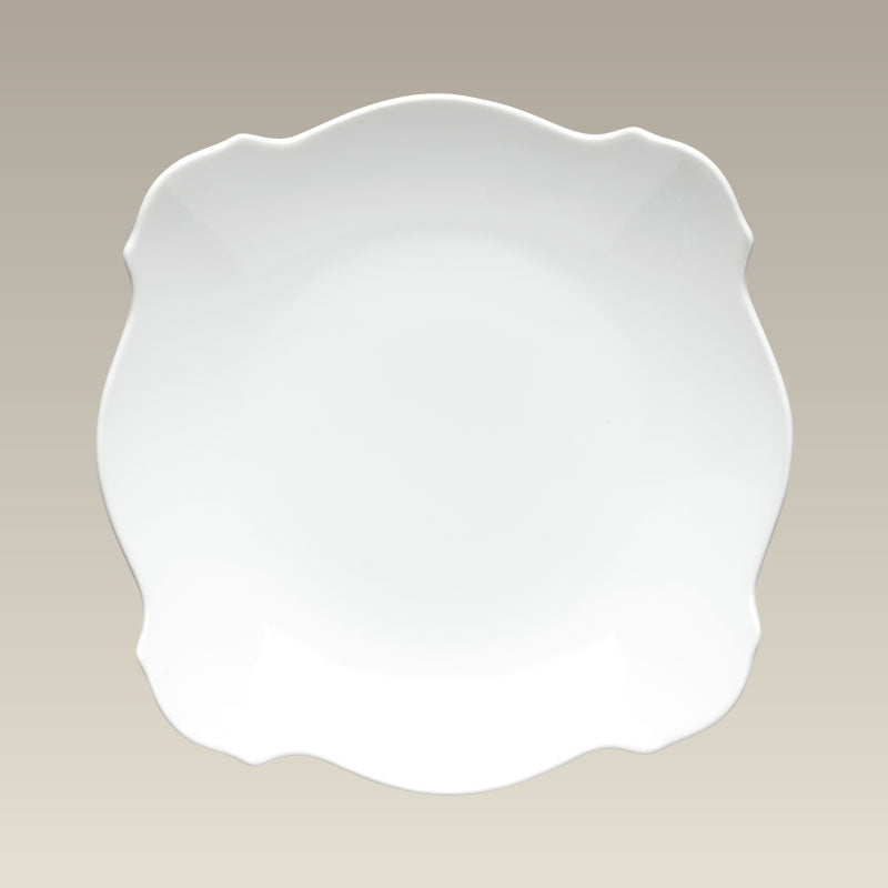 8.5" Square Plate with Scalloped Edge — Maryland China